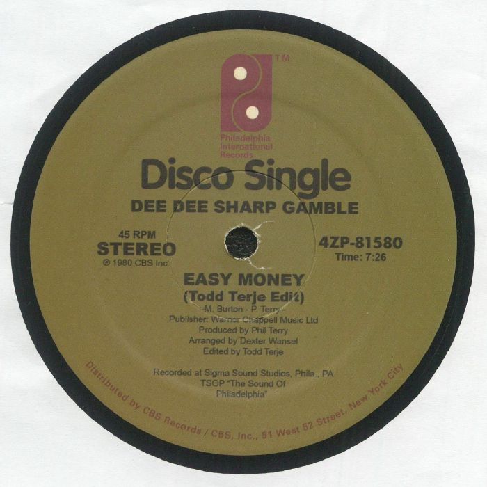 Dee Dee Sharp Gamble – Easy Money (Todd Terje Edit)