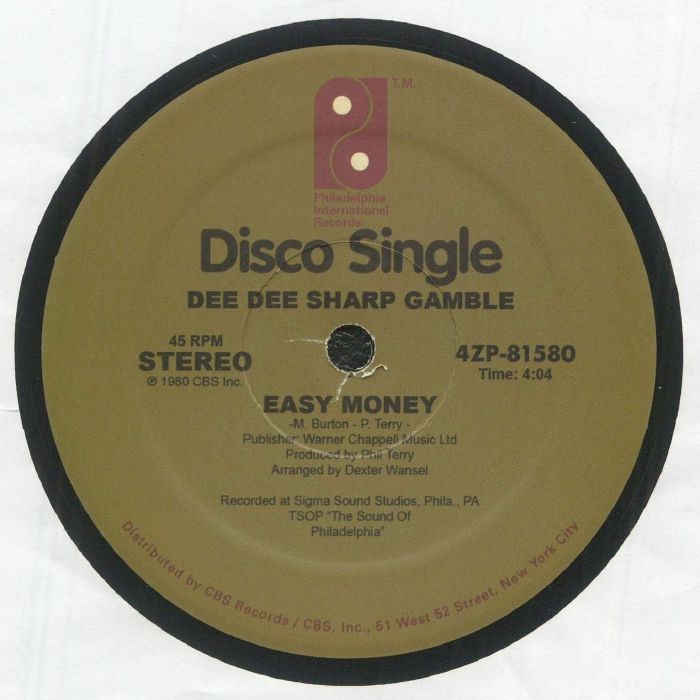 Dee Dee Sharp Gamble – Easy Money (Todd Terje Edit)