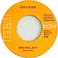 JON LUCIEN / WHO WILL BUY / LISTEN LOVE (7inch)